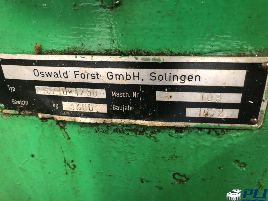 Broaching machine - FORST RISZ - 10x1250 - PLI International